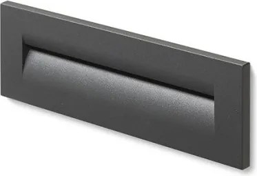 RED R12628 RASQ zápustná do stěny antracitová 230V LED 8.5W IP65 3000K - RED - DESIGN RENDL