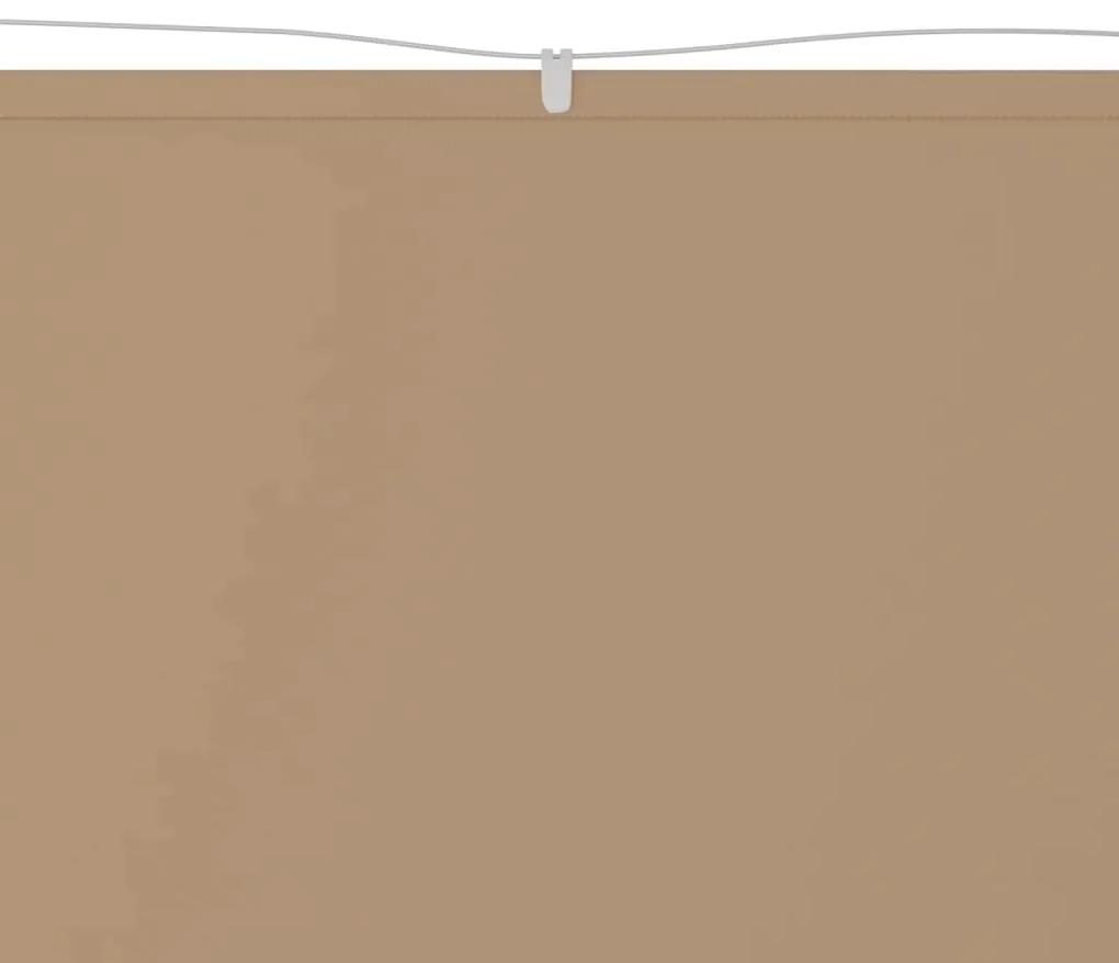 vidaXL Vertikální markýza 250 x 420 cm oxfordská látka [148432] Barva: taupe