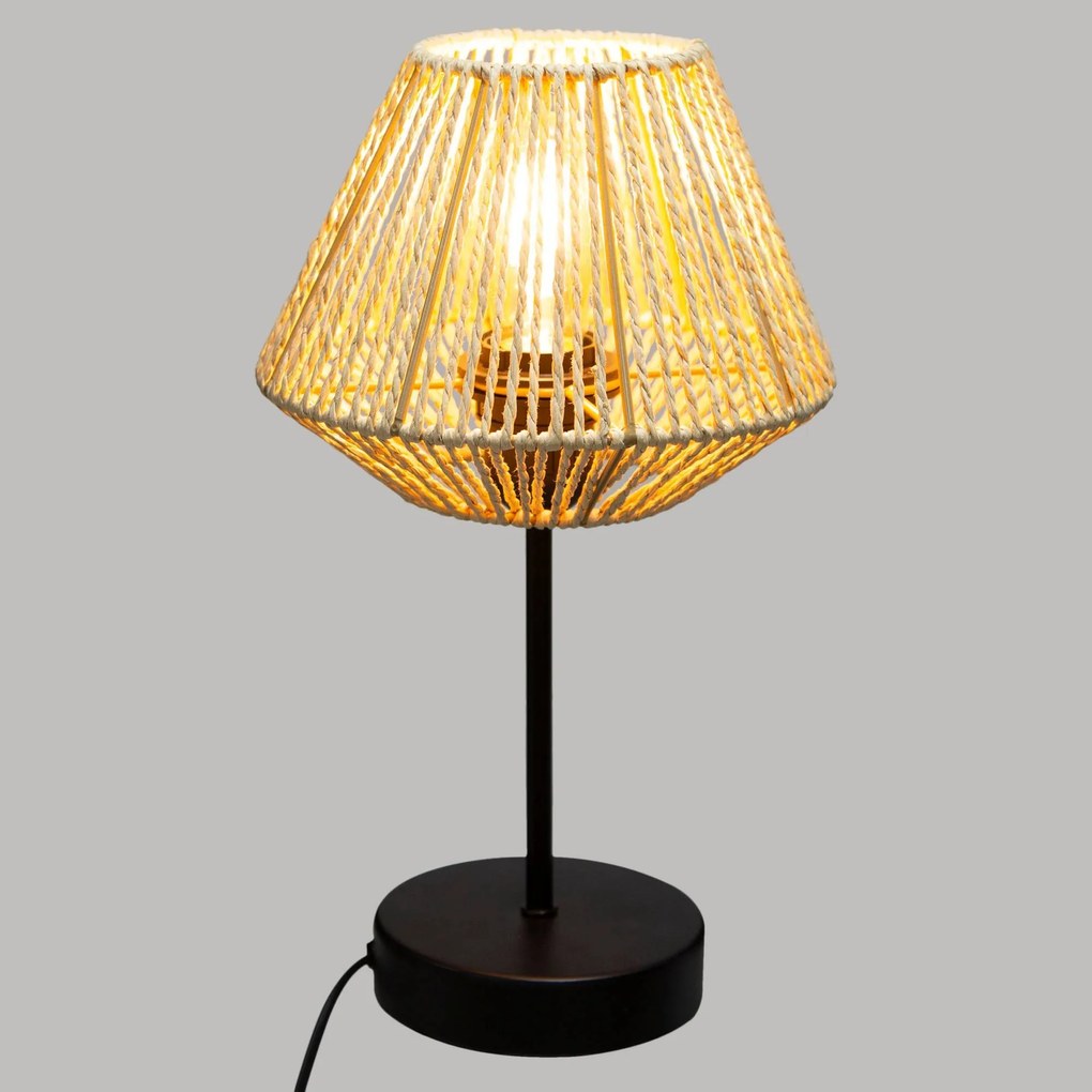 Stolní lampa JILY, výška 34 cm, s papírovým stínidlem