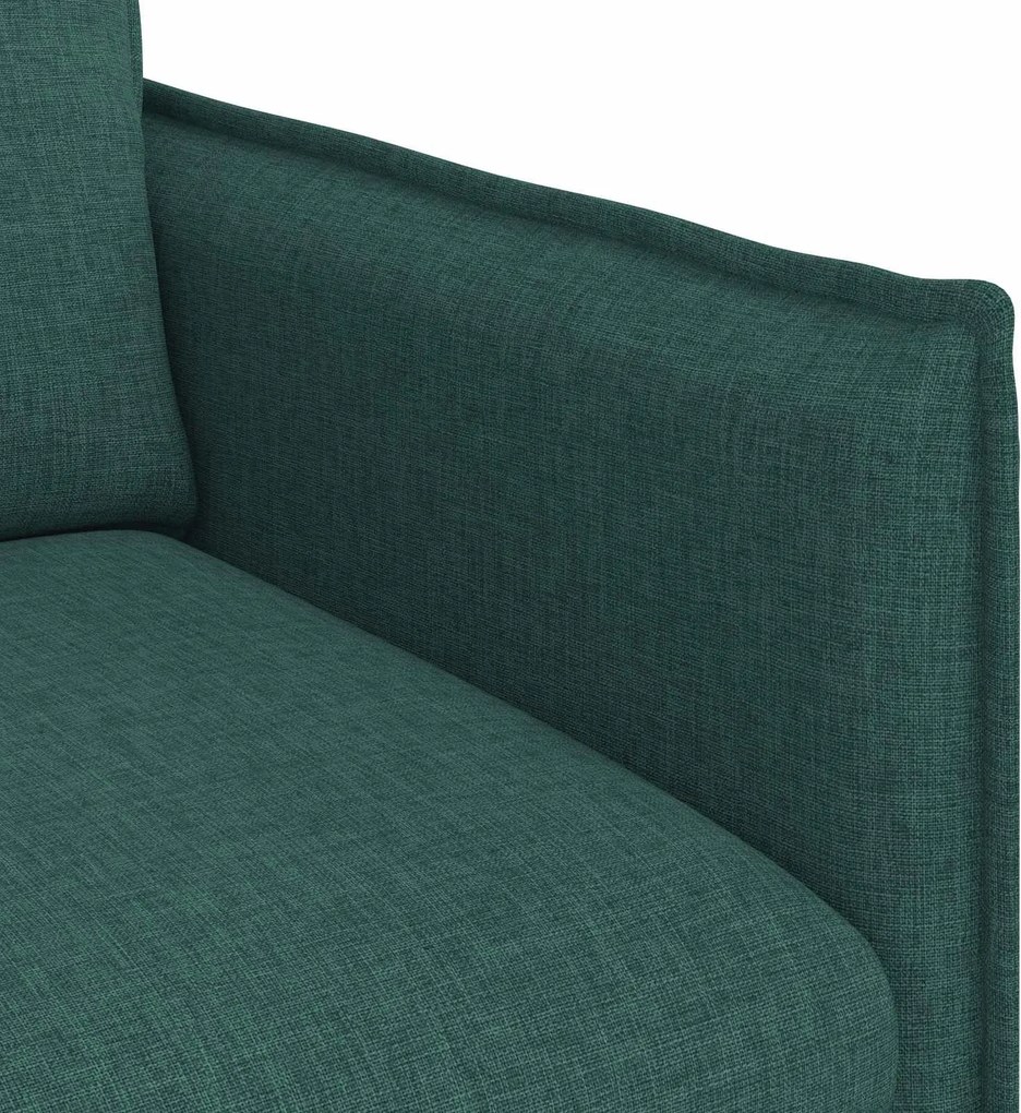 Set pohovek 2 ks Tmavě zelená Textil 3407570