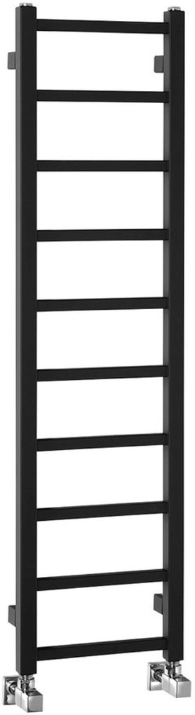 Sapho Metro Light - Topné těleso 30x114 cm, 211 W, matná černá IR444TB