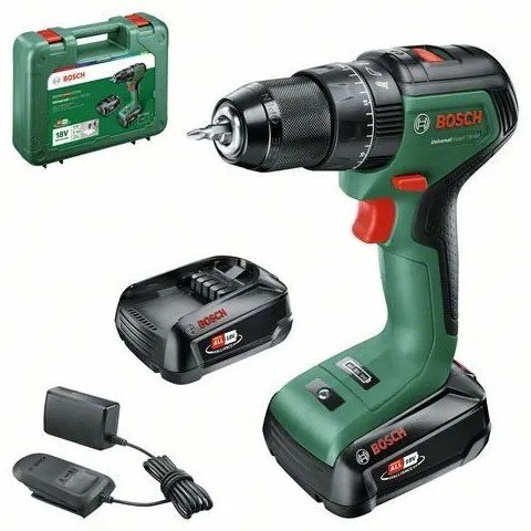 Aku vrtačka bosch universalimpact 18v-55 (2x 2,0ah) + al18v-20 0.603.9d7.102