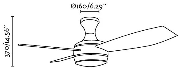 Stropní ventilátor se světlem Faro MINI UFO 33454 bílá/javor + záruka 3 roky ZDARMA