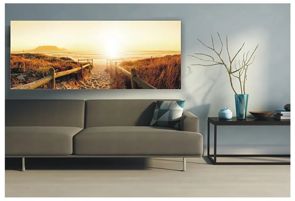 Obraz Styler Canvas Harmony Beach II, 45 x 140 cm