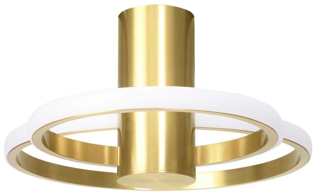 Toolight Toolight, LED stropní svítidlo 50x30,5cm, 22W, APP1402-CW, zlatá lesklá, OSW-05849