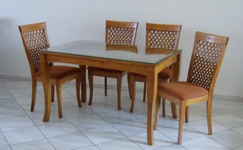 Jídelní stůl Kingstone II + 4 židle Kingstone - SR
