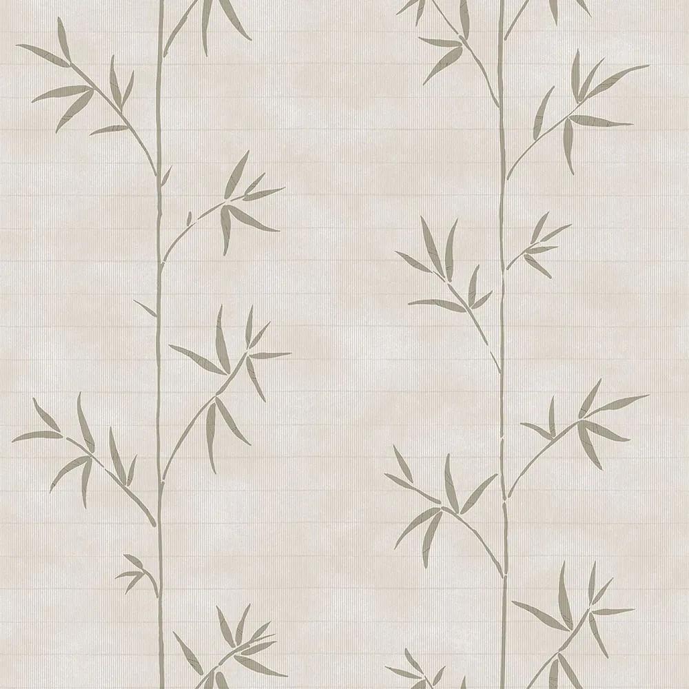 Šedobéžová vliesová tapeta na zeď, bambus 148726, Blush, Esta Home