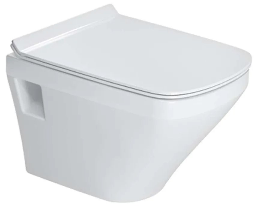 Duravit DuraStyle - Závěsné WC, sedátko SoftClose, Rimless, bílá 45710900A1