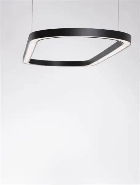 LED lustr Cuppe 120 černé