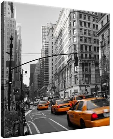 Obraz na plátně Manhattan Taxi 30x30cm 1191A_1AI