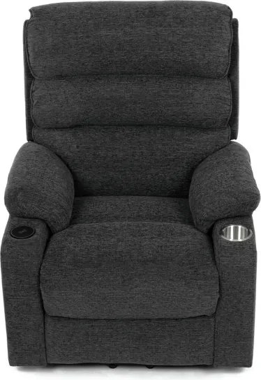 Polohovací křeslo šedé, elektrické TV-S8348 GREY2