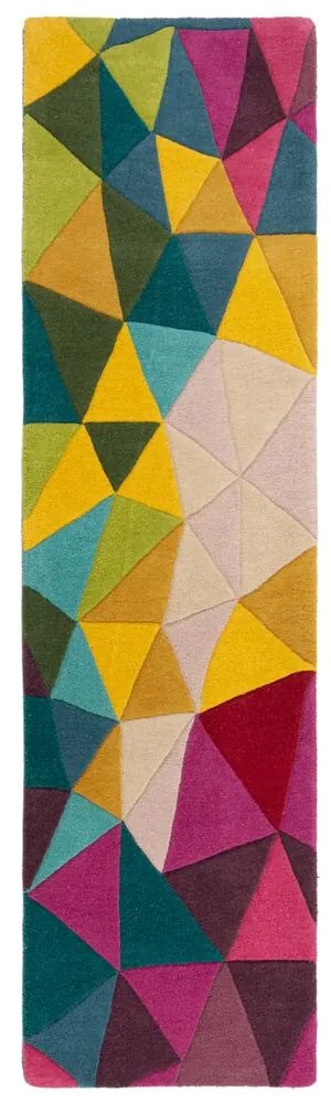 Flair Rugs, Ručně všívaný kusový koberec Illusion Falmouth Multi, 200x290, vícebarevná, ložnice
