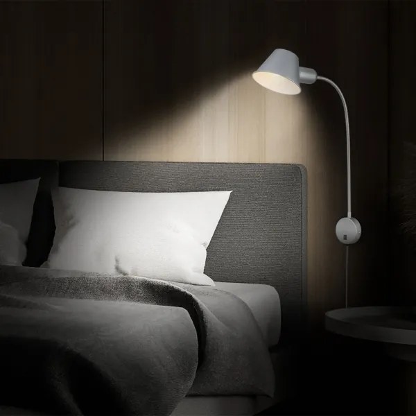 Briloner 2089-014 - Flexibilní nástěnná lampa BRELLO 1xE27/10W/230V matný chrom