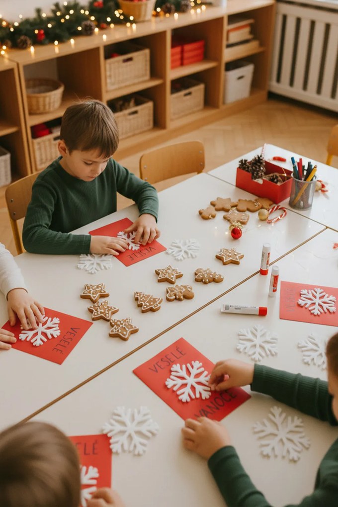 VYLEN s.r.o. Vločka velká lepicí - 25 ks Barva: Mix barev, Varianta: 25 ks - lepicí