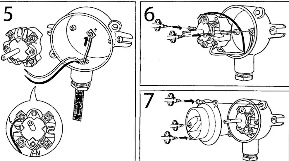 Černý retro vypínač na omítku/IP54/mosaz - grafit