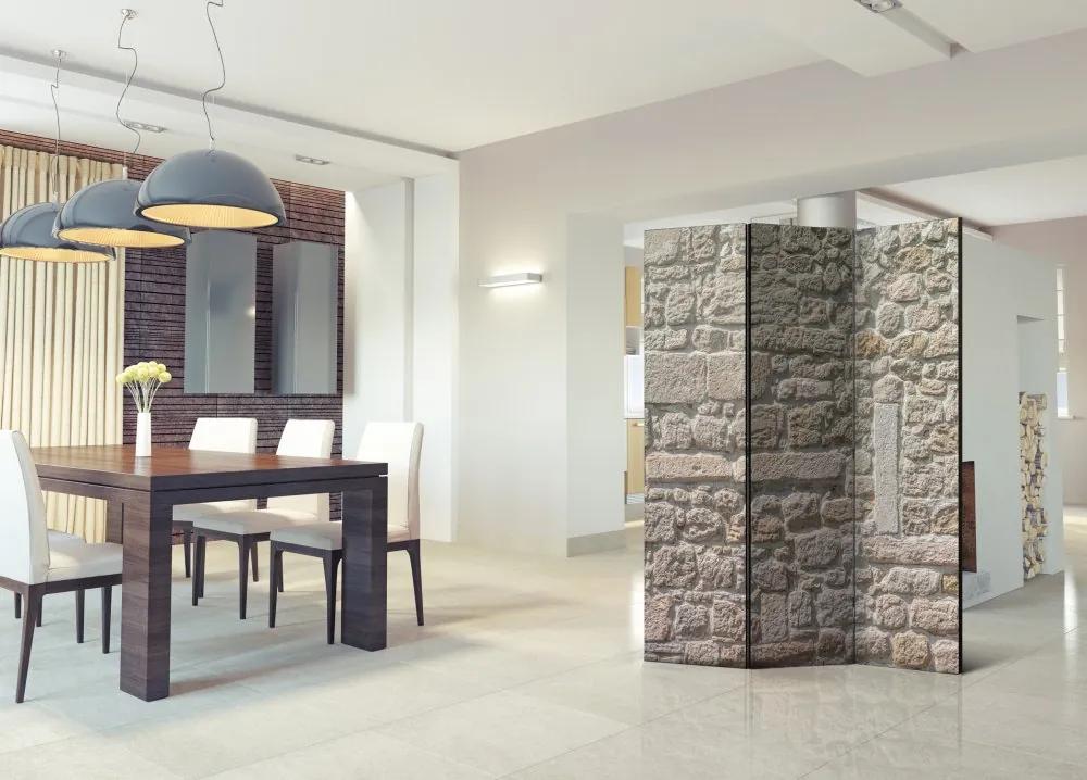Paraván Stone Temple Dekorhome 135x172 cm (3-dílný)