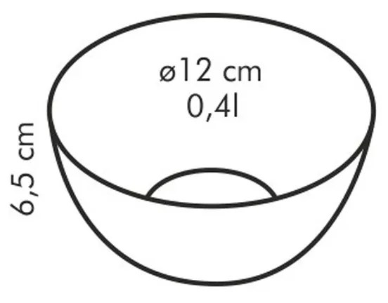 TESCOMA Skleněná mísa GIRO ø 12 cm