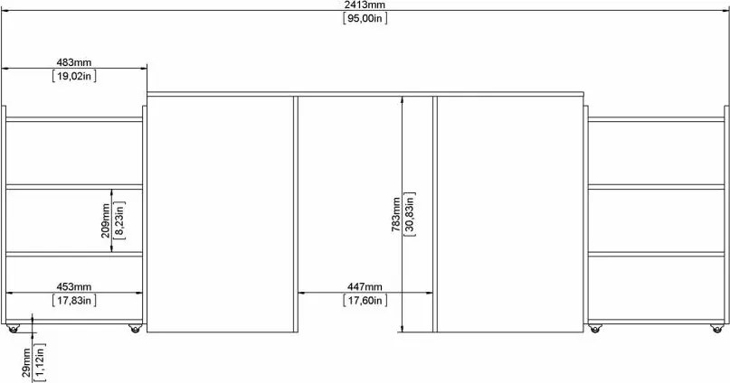 FALCO Čelo postele Simplicity 133 jackson hickory