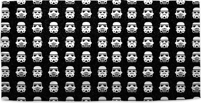 Sablio Ručník Star Wars Stormtrooper Pattern - 30x50 cm