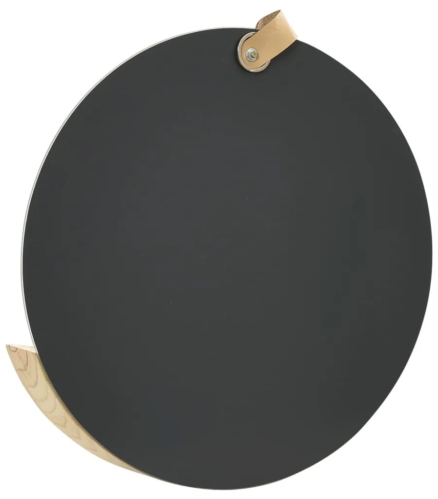 Nástěnné zrcadlo masivní borovice 35 cm - Default Title