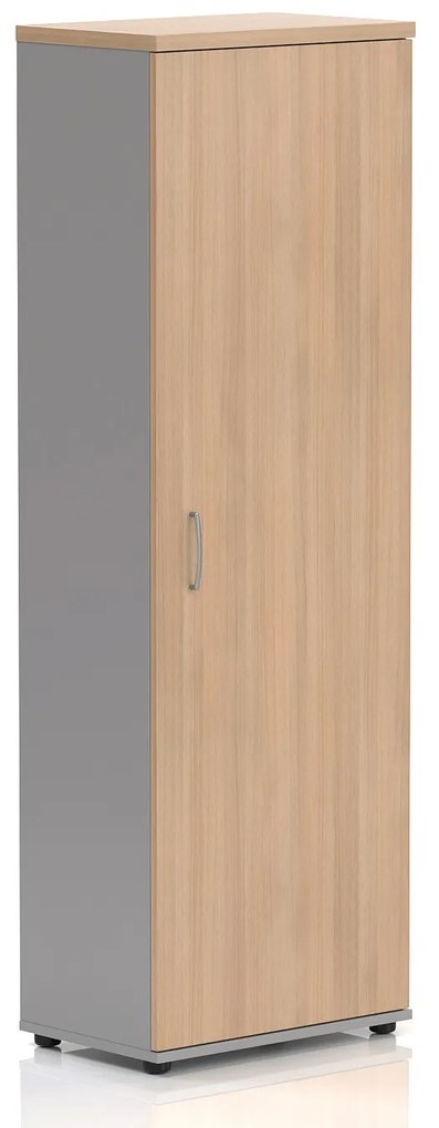 NABYTEK-DESIGNOVY.CZ - S565 03 - Kancelářská skříň Komfort, 60x38,5x183,5 cm, dveře 5/5 , calvados