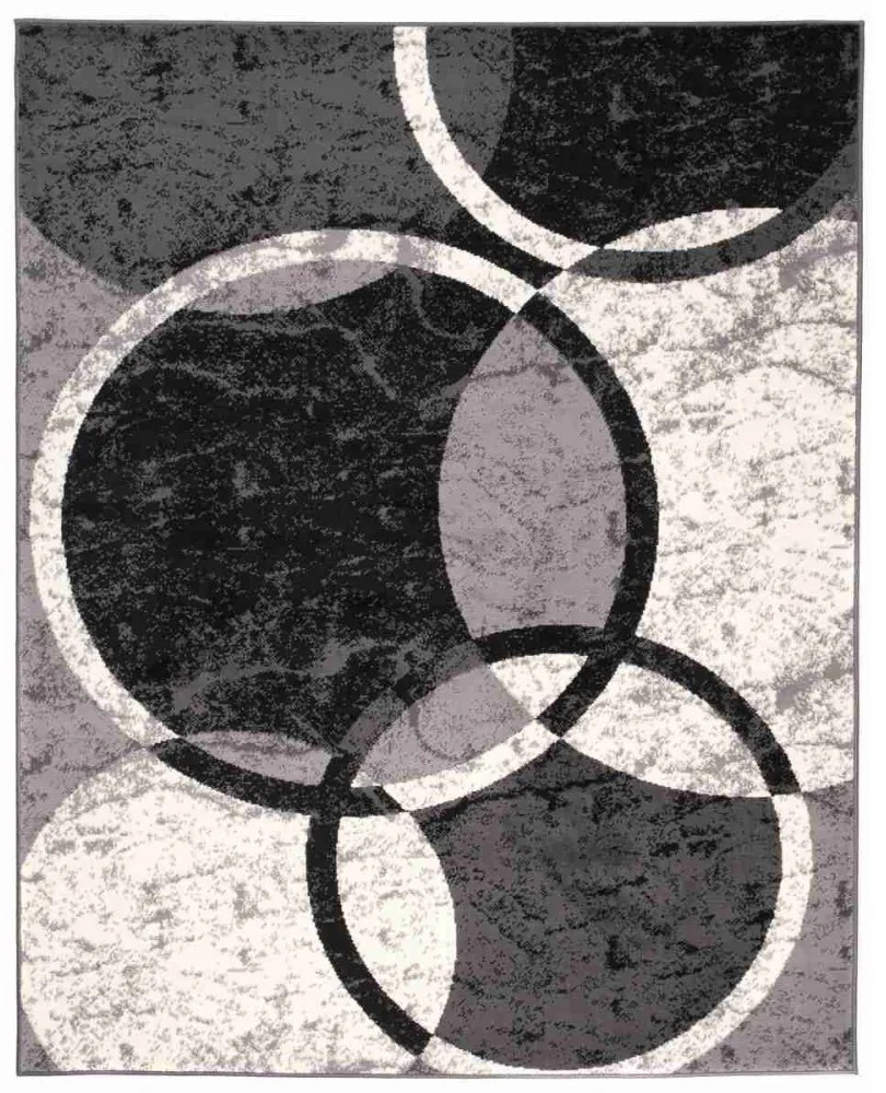 Kusový koberec PP Lina šedý, Velikosti 80x150cm