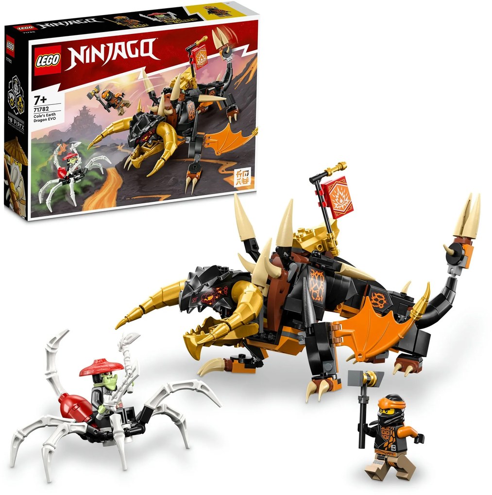 Lego stavebnice lego ninjago 71782 coleův zemský drak evo