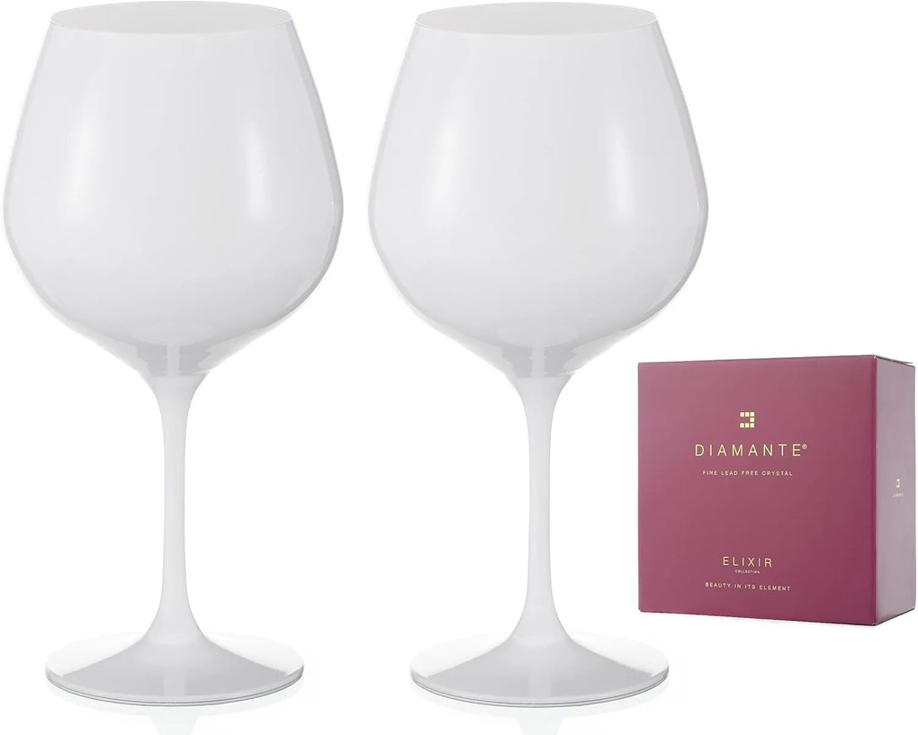 Diamante sklenice na červené víno Spirit 610 ml 2KS