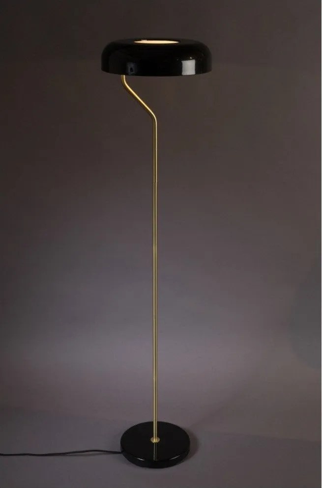 Černá stojací lampa Dutchbone Eclipse