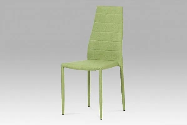 Artium  Jídelní židle stohovatelná, látka zelená