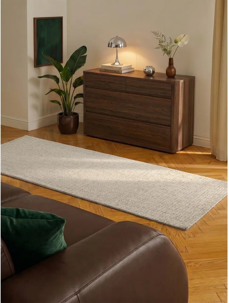 Béžový vlněný běhoun 80x250 cm Eloise – Hanse Home