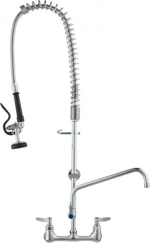 Komerční baterie s oplachovacím rozprašovačem, 91,4 cm výška, 20,3 cm střed, 30,5 cm