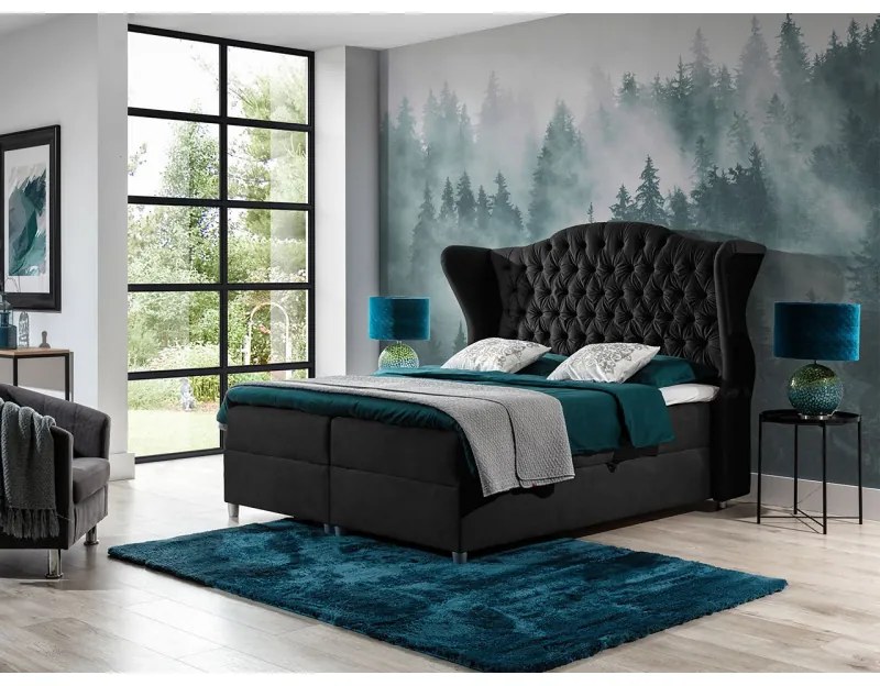 Kontinentální postel Limpopo, Rozměr postele: 160 x 200 cm, Barva:: Paros 3