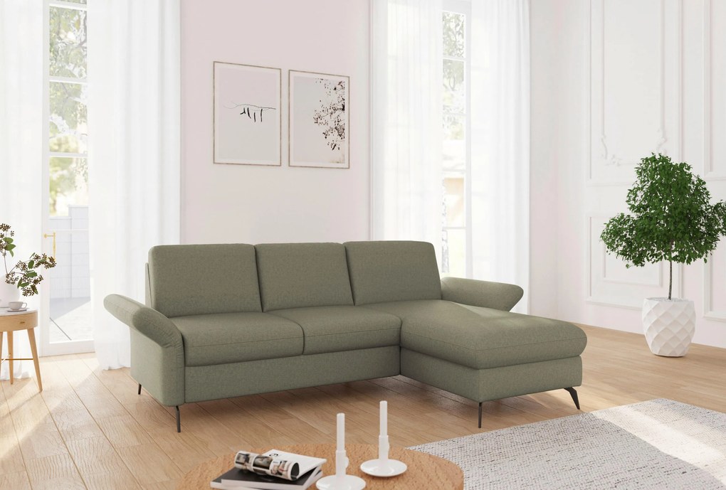 XXXLutz ROHOVÁ SEDAČKA, textil, olivově zelená Sit & More - Sedací soupravy - 00014401615M
