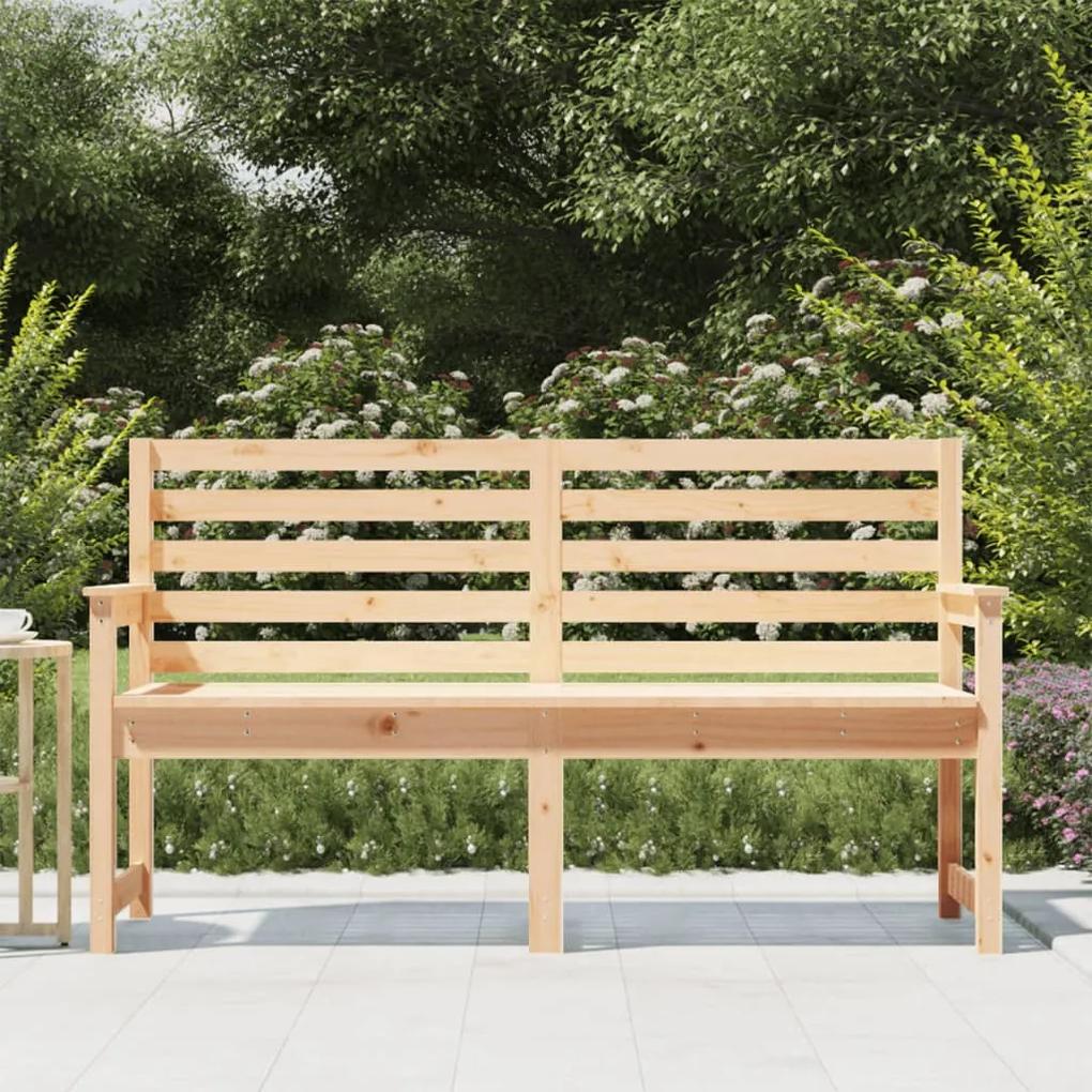 Zahradní lavice 159,5 x 48 x 91,5 cm masivní borové dřevo,  824067