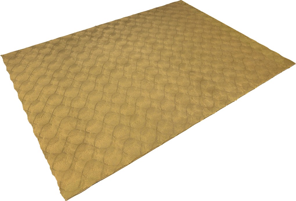 Obsession, Kusový koberec Diamond Cut 800 Honey, 120x170, hnědá, ložnice