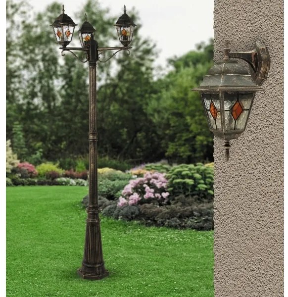 Rabalux 8186 - Venkovní lampa MONACO 3xE27/60W/230V
