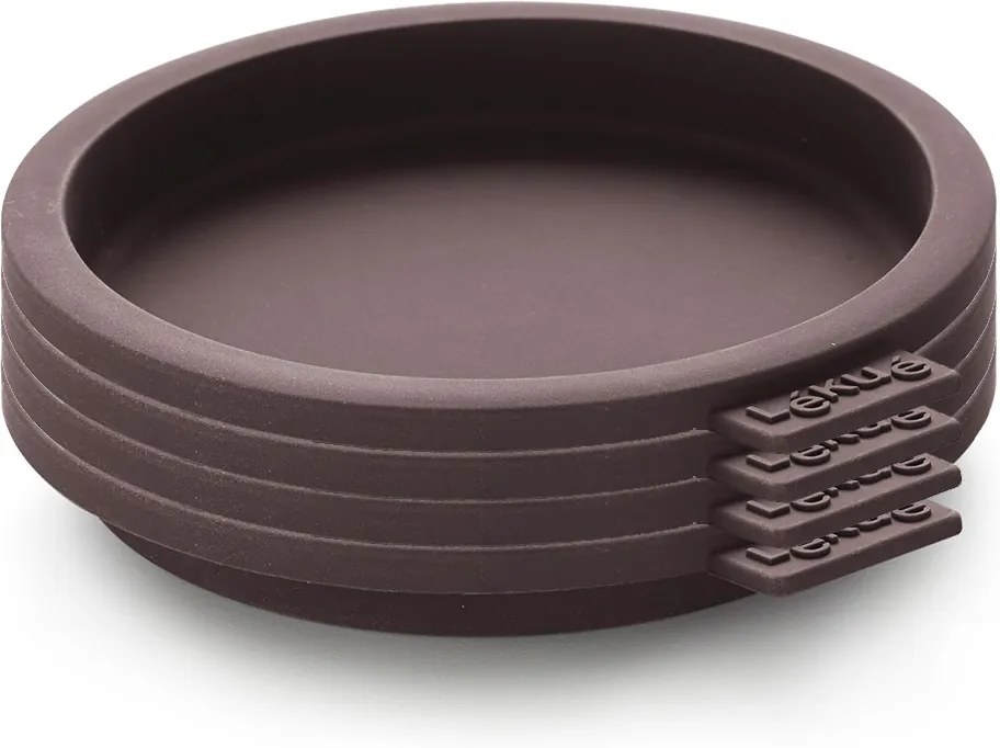 Sada silikonových forem na burgerové housky Lékué Burger Bread Mould