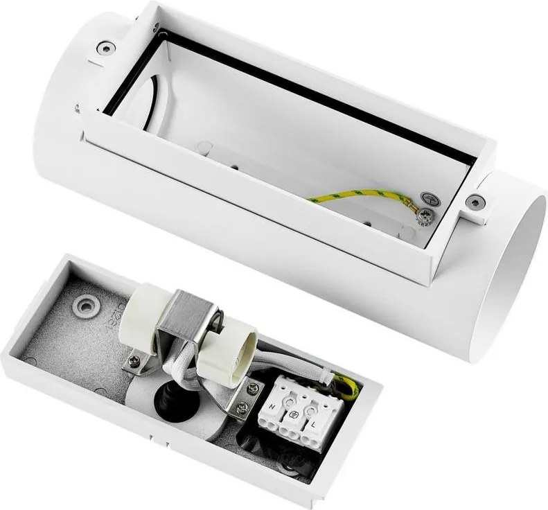 IMPR 731225 Deko-Light nástěnné přisazené svítidlo Can IP65 up & down, 2x 7,5 W GU10, bílá - DEKOLIGHT