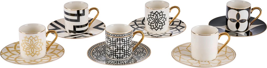 XXXLutz SADA ŠÁLKŮ porcelán (new bone china) keramika 12dílné Novel - Kolekce nádobí - 0071360573