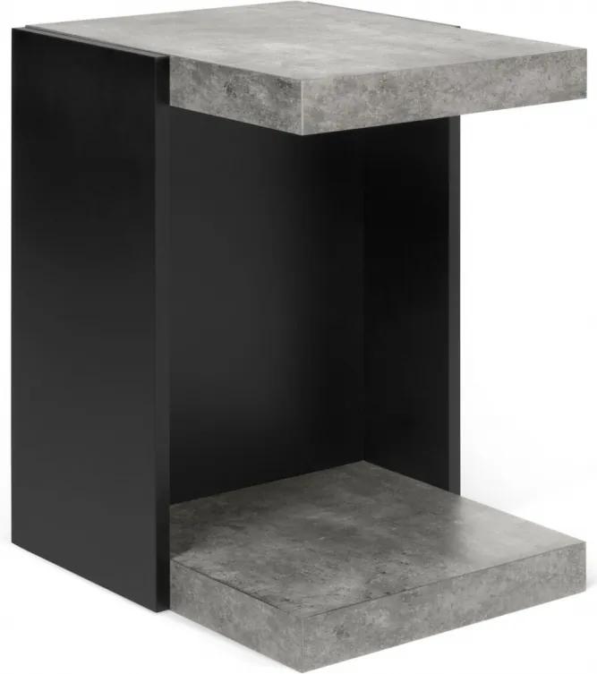 Designový odkládací stolek Olympio, beton