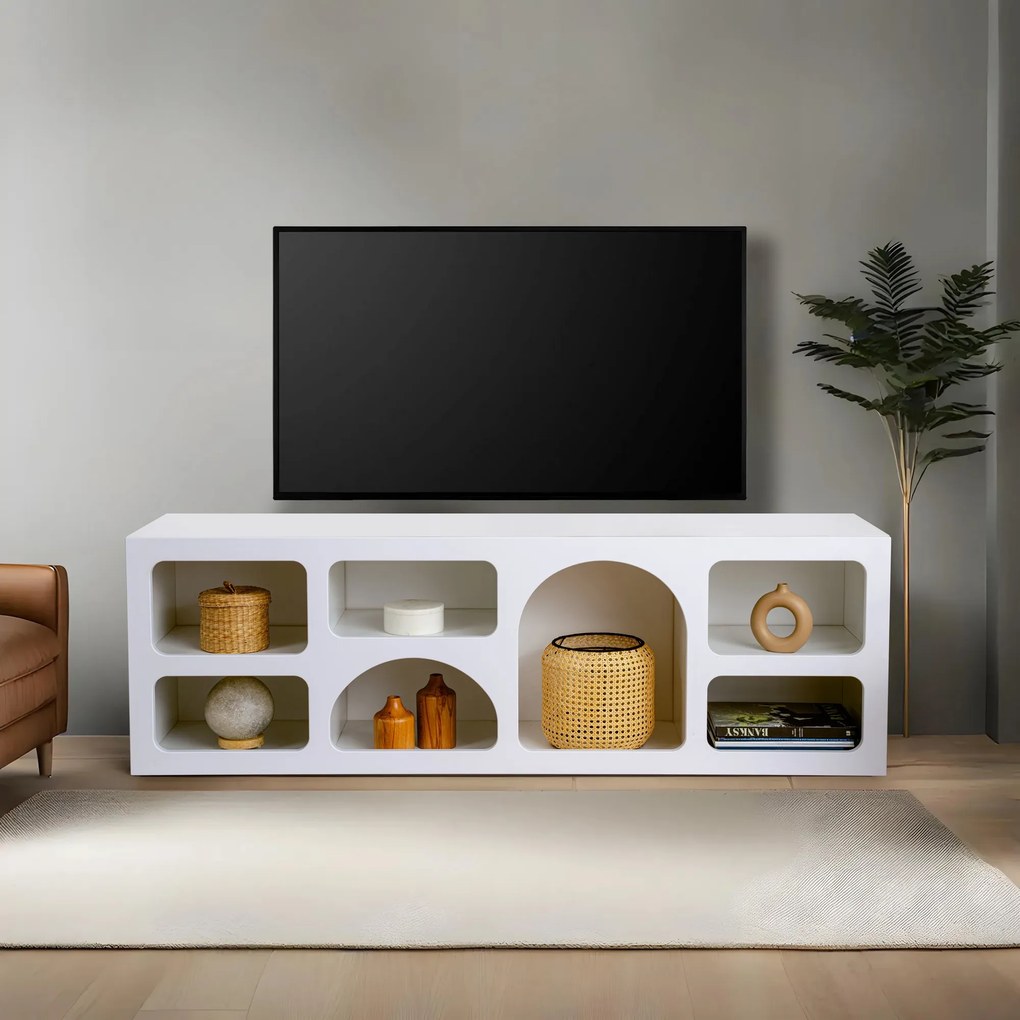 Kalune design Konzolový stolek LORIN bílý