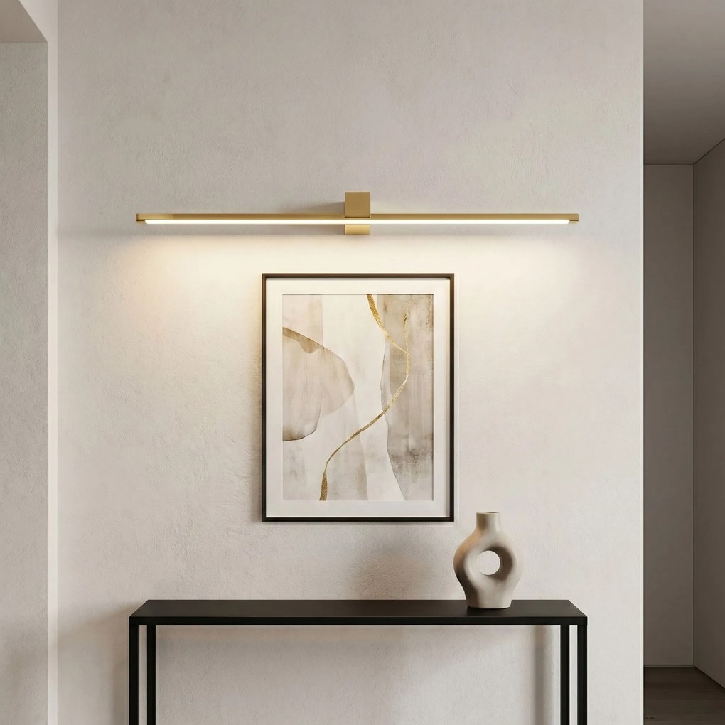 Toolight Rea, Koupelnové nástěnné LED svítidlo SWE045-1W 80 cm GOLD, OSW-20145