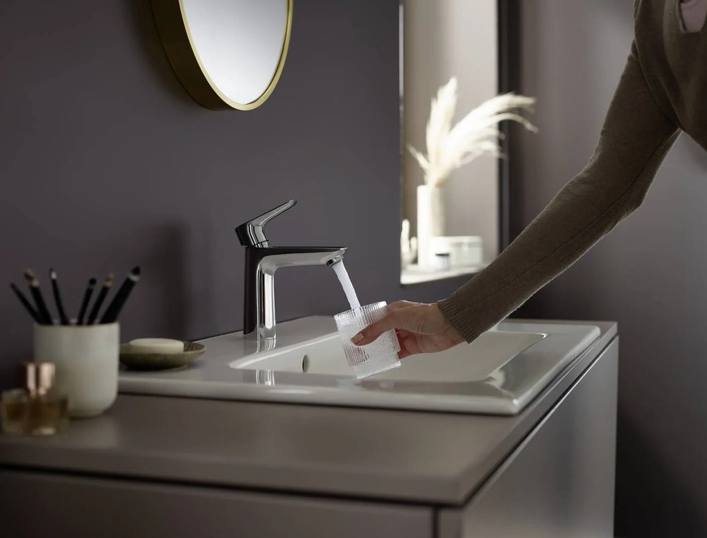 Hansgrohe Talis E, umyvadlová baterie 110 bez odtokové soupravy, chromová, 71712000