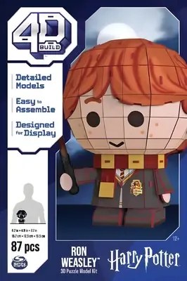 4D BUILD 3D Puzzle Harry Potter: Ron / 87 dílků