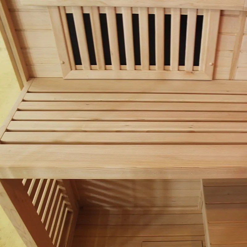 BPS-koupelny Kombinovaná sauna 2v1 - Infrasauna + finská sauna 180x160, 4-5 osob