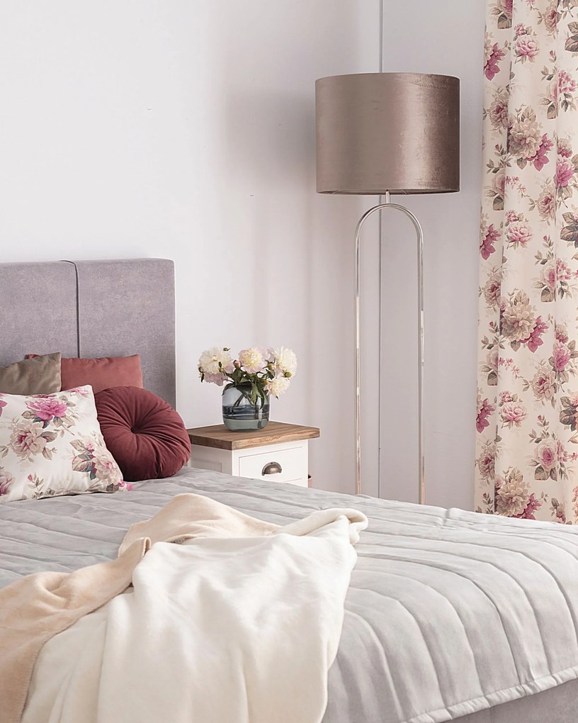 Podlahová lampa Mira Taupe výška 178cm