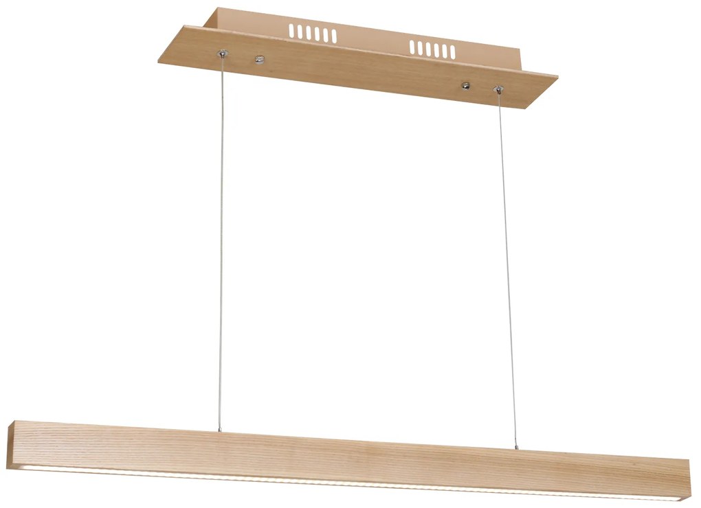Závěsné LED svítidlo Timber, 1x LED 18w, 3000k, dřevo