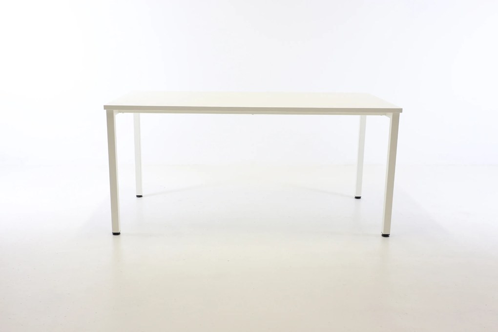 Stůl, op-lite, Maro, 140x80, bílá/bílá, 25mm