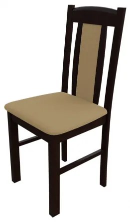Židle do jídelny MOVILE 8 - ořech / béžová